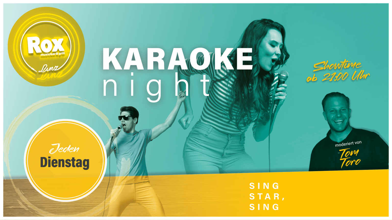 Wochenprogramm - Rox Linz - Burger, Grill, Music-Bar
